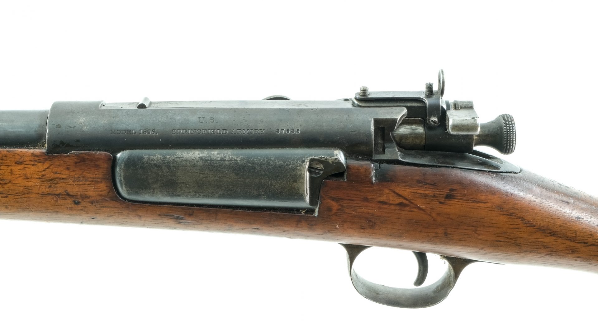 Springfield Krag Jorgensen 1896 30-40 Rifle Auctions | Online Rifle ...