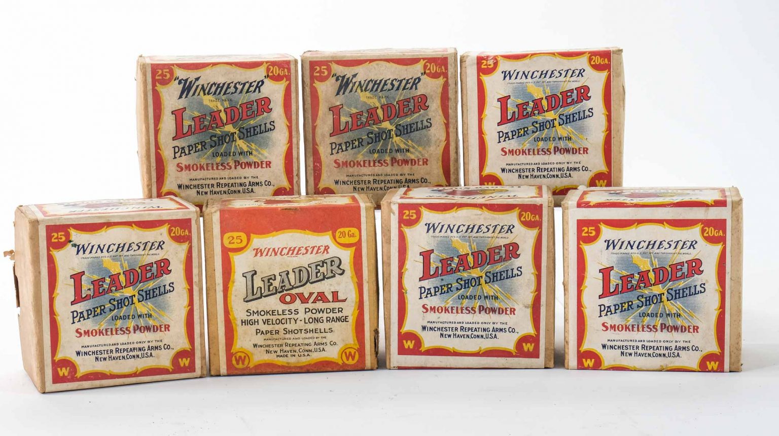 Vintage Winchester Leader Shotgun Shells - Online Gun Auction