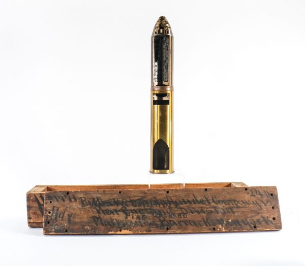 WWI Scoville 3" Shrapnel Shell Cutaway Model - Online Gun Auction