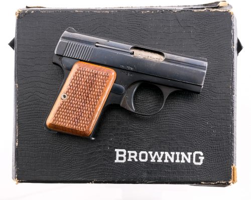 Baby Browning .25 Cal Semi Auto Pistol: Online Firearms auction