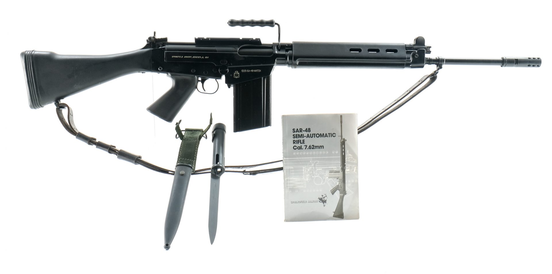 Springfield SAR-48 FAL 7.62mm Semi Auto Rifle Auctions | Online Rifle ...