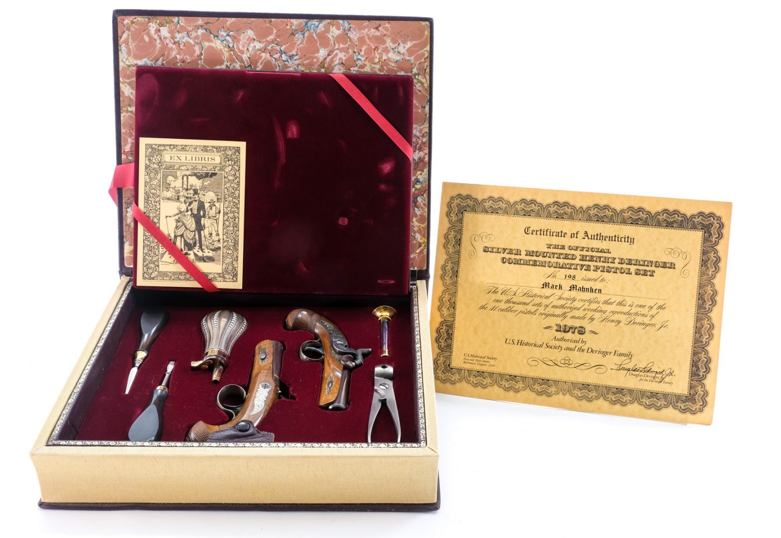 US Historical Society Derringer Set .41 BP Pistol - Online Gun Auction