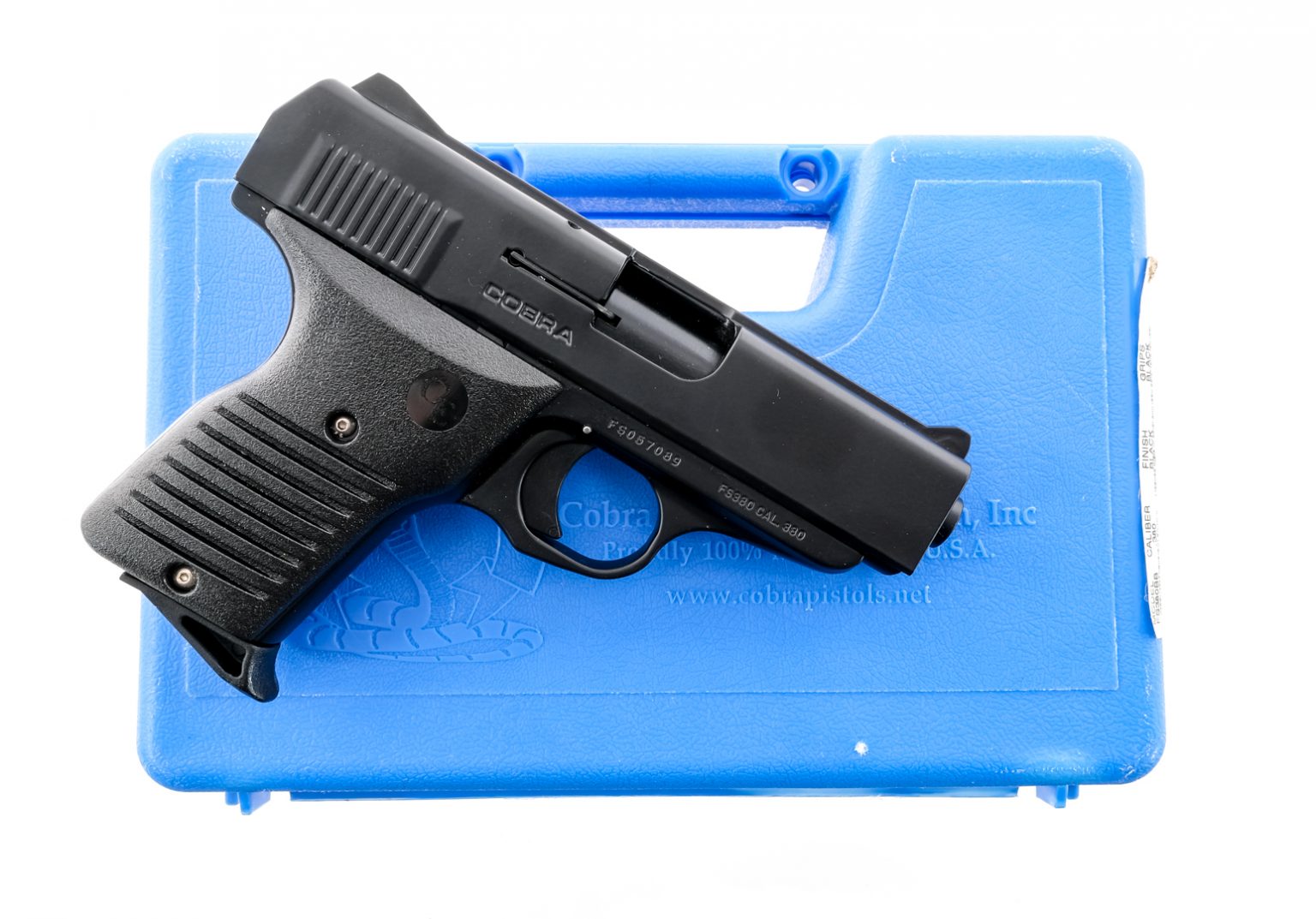 Cobra FS 380 .380 ACP Semi Auto Pistol - CT Firearms Auction
