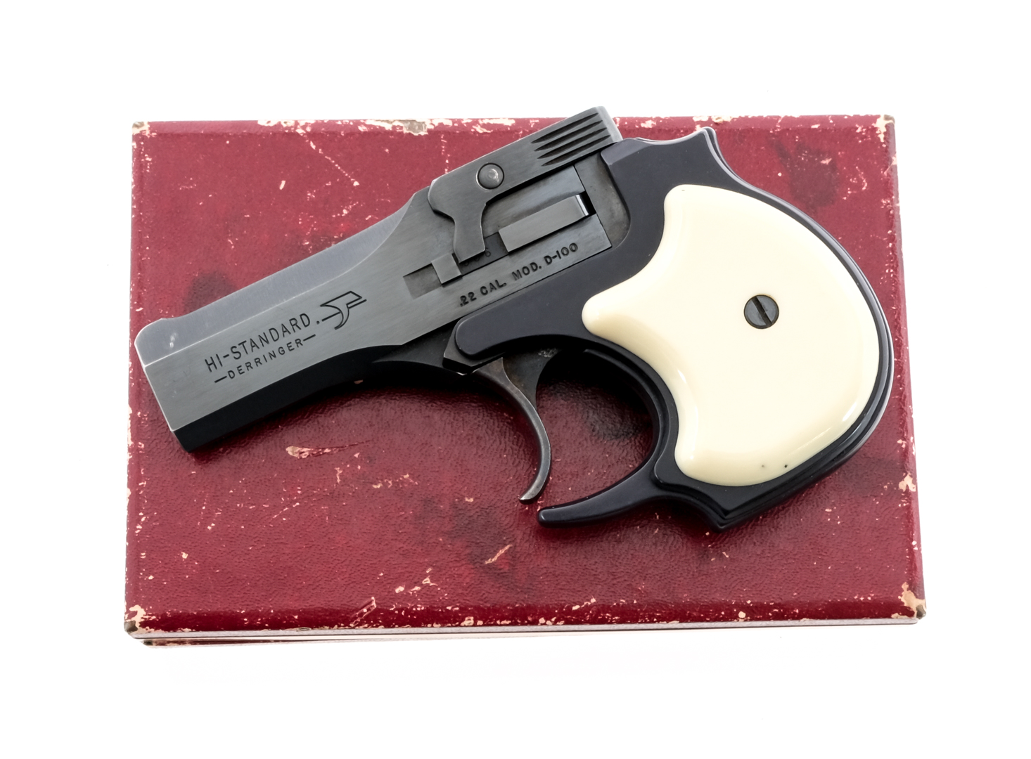High Standard Derringer D-100 .22 LR Derringer - CT Firearms Auction