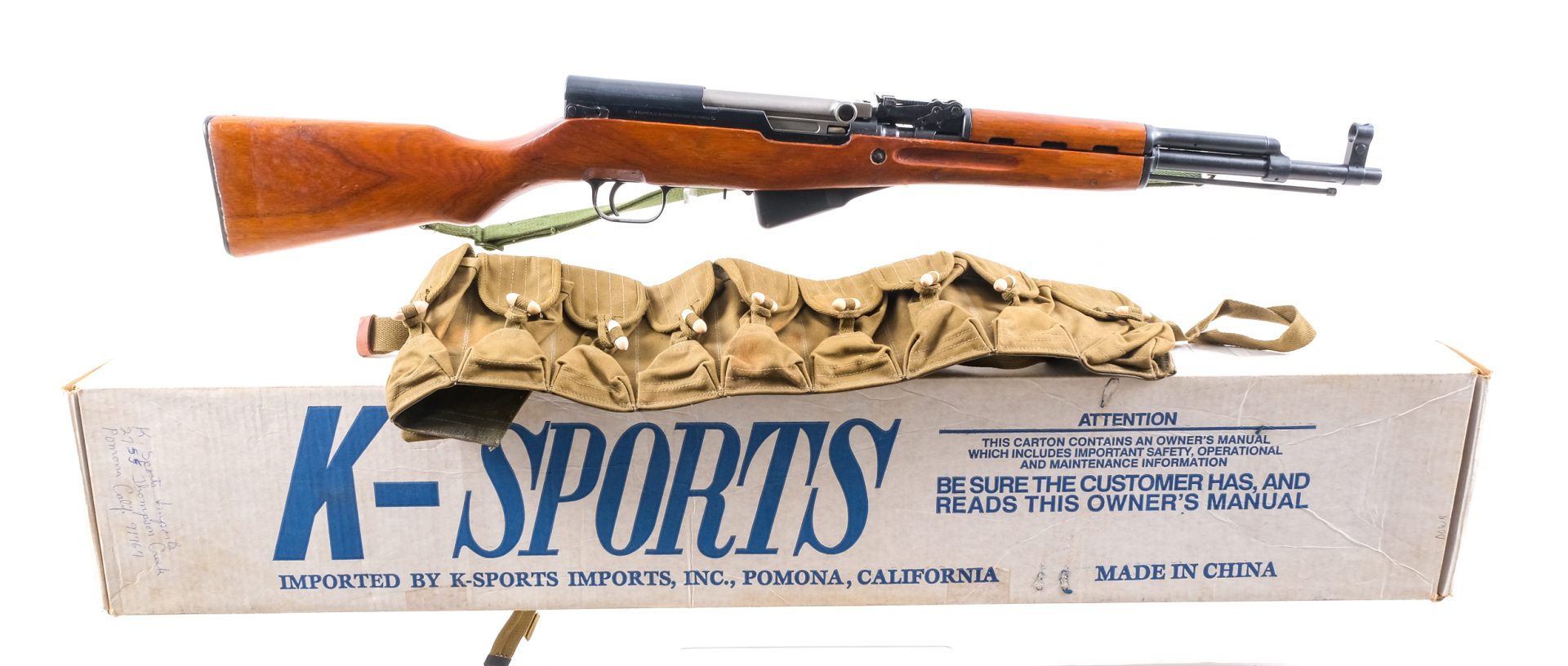 Norinco SKS 56 7.62X39mm Semi Auto Rifle - CT Firearms Auction