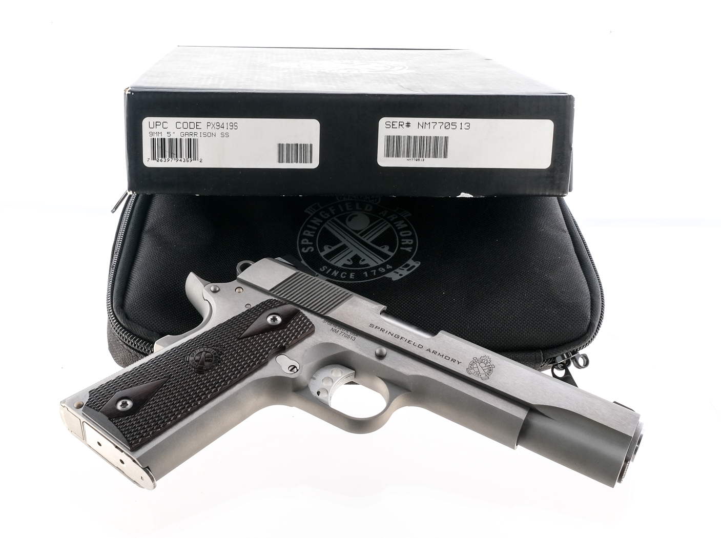 Springfield Armory Garrison 1911 9mm Semi Pistol - CT Firearms Auction