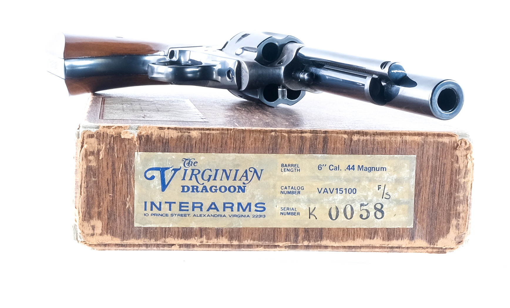 Interarms Virginian Dragoon .44 Mag SA Revolver - CT Firearms Auction