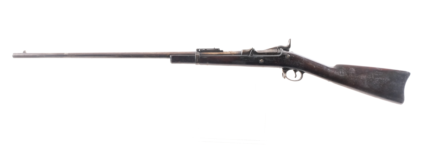 US Springfield 1884 45-70 Trap Door Rifle - CT Firearms Auction