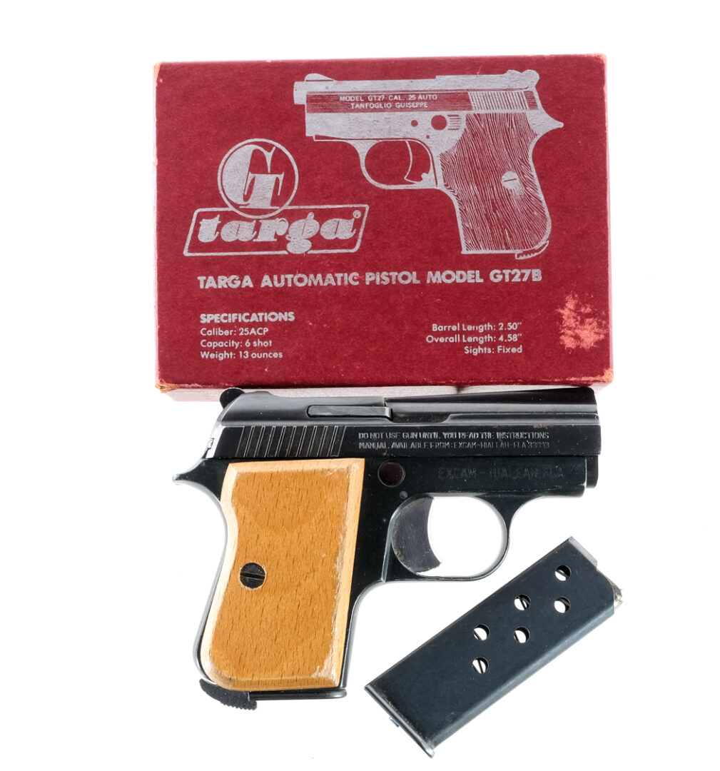 Armi Tanfoglio GT27 .25ACP Semi Auto Pistol - CT Firearms Auction