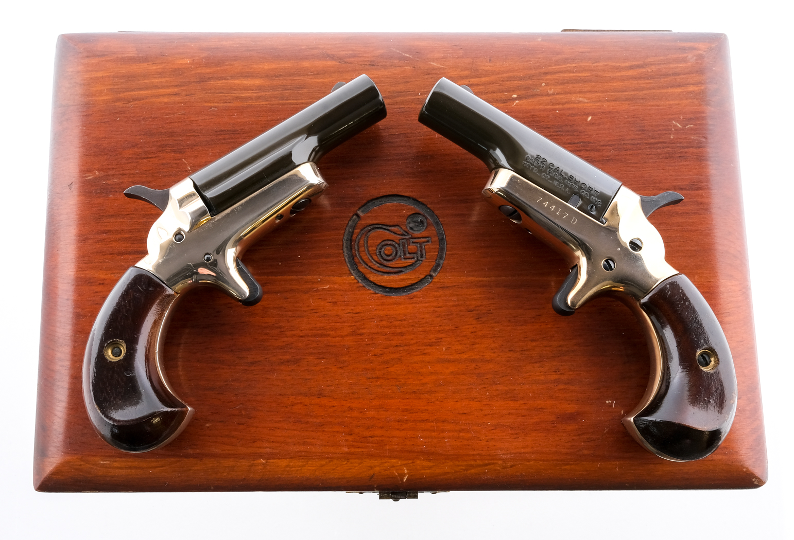Colt Derringer Set .22 Short 2Pcs Pistols - CT Firearms Auction