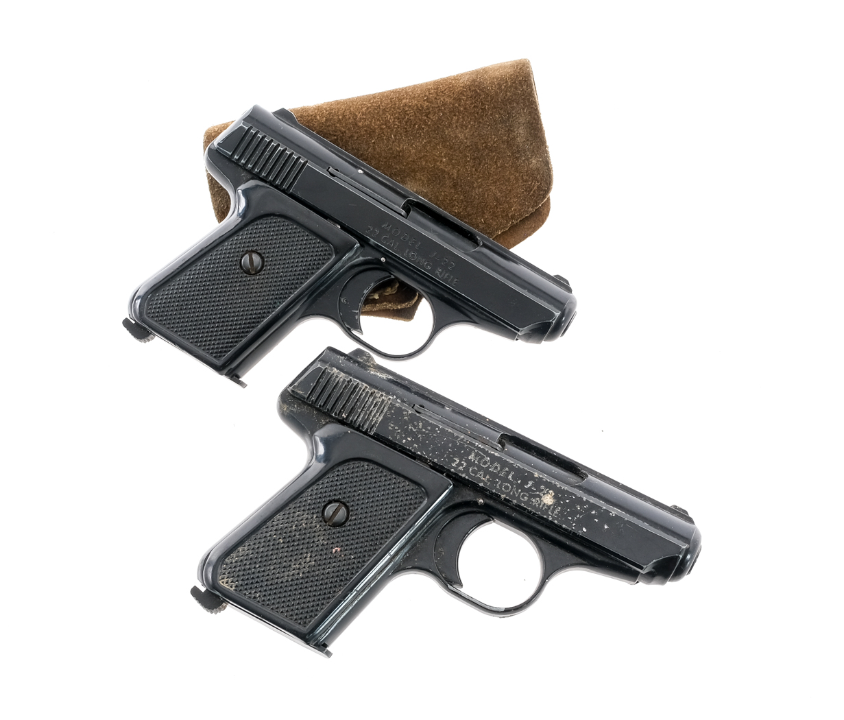 Jennings J-22 .22 LR 2 Pcs Semi Auto Pistol - CT Firearms Auction