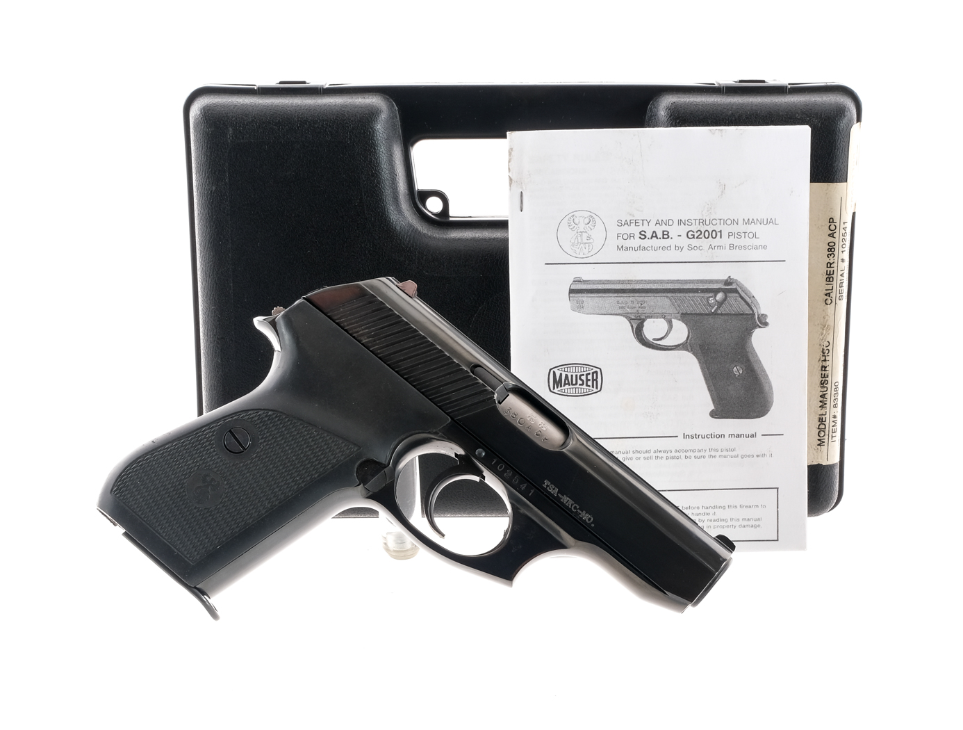 Mauser HSC Super Cat .380 ACP Semi Auto Pistol - CT Firearms Auction
