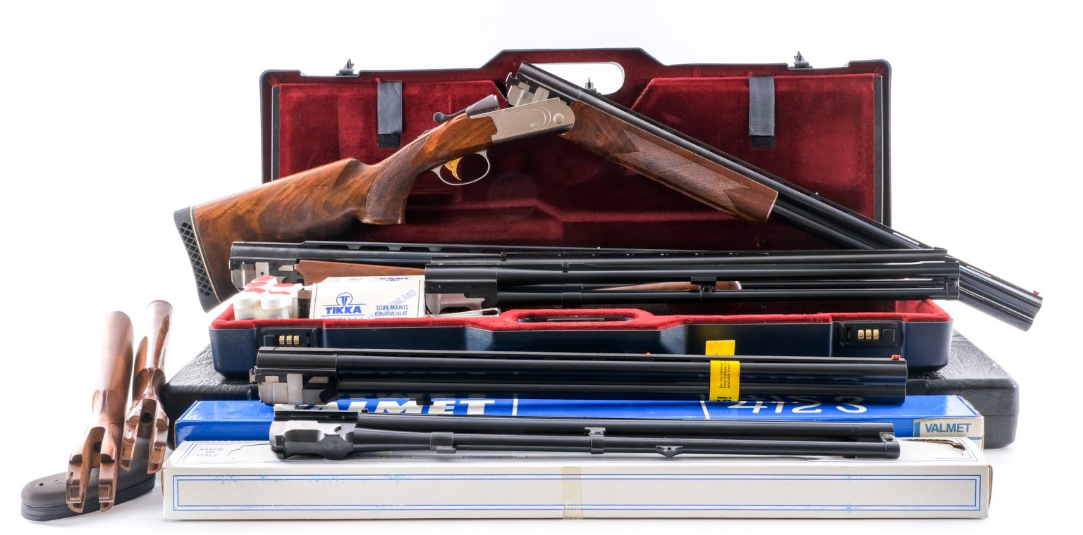 Valmet 412-S 12 Ga Set Shotgun Rifle Combo - CT Firearms Auction