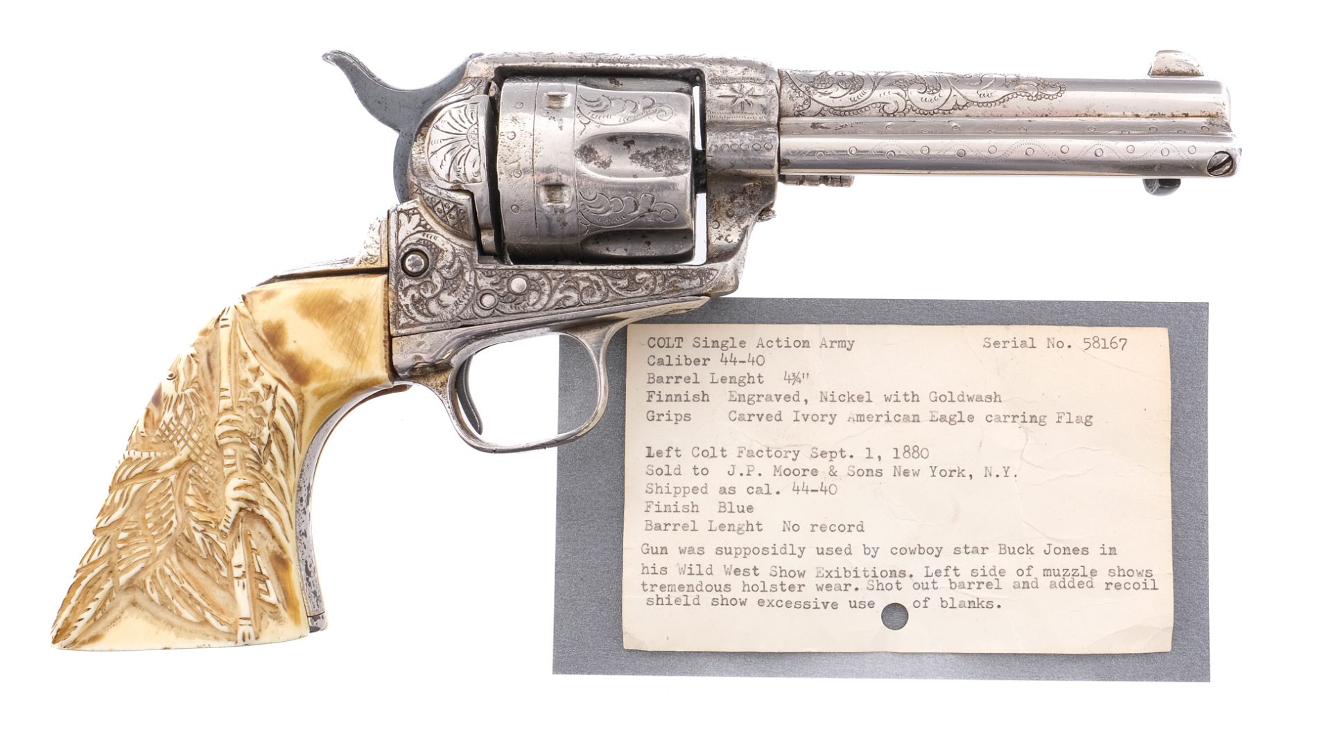 Colt SAA .44-40 Revolver - CT Firearms Auction