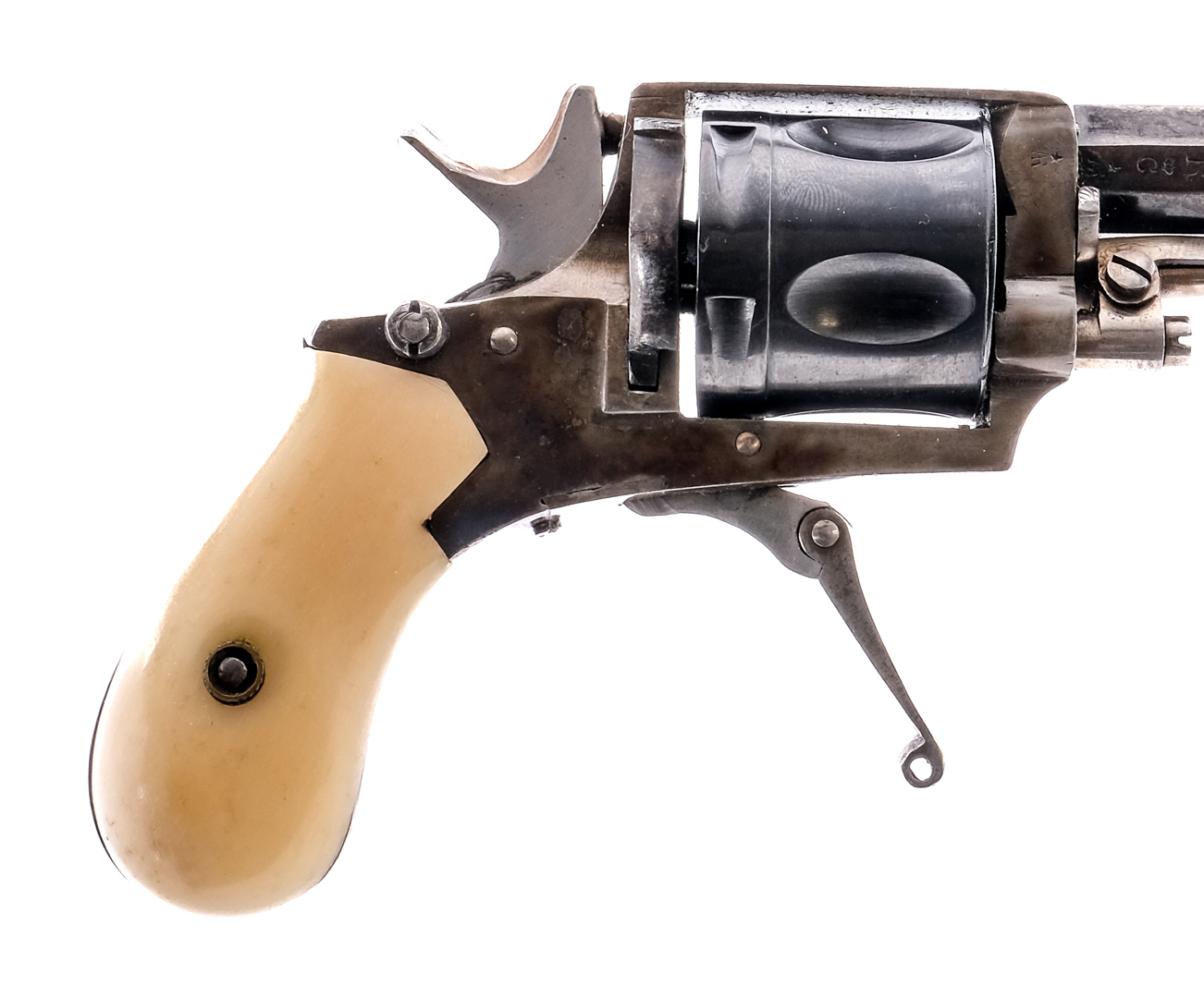 Belgian Drop Trigger .32 RF Revolver - CT Firearms Auction