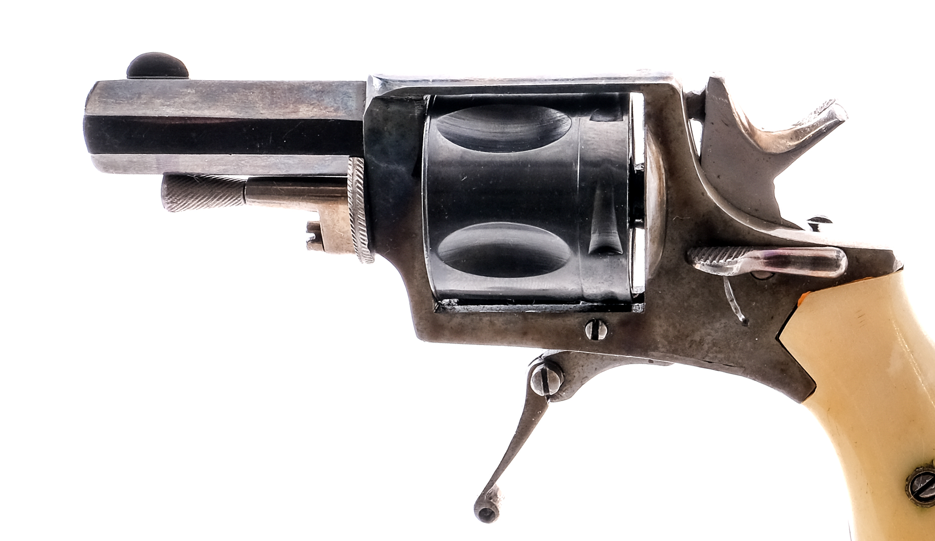 Belgian Drop Trigger .32 RF Revolver - CT Firearms Auction