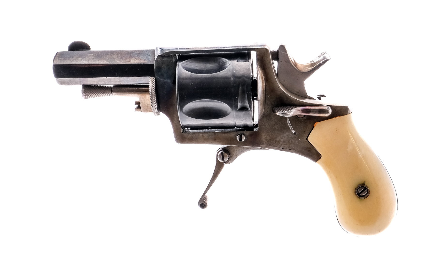 Belgian Drop Trigger .32 RF Revolver - CT Firearms Auction
