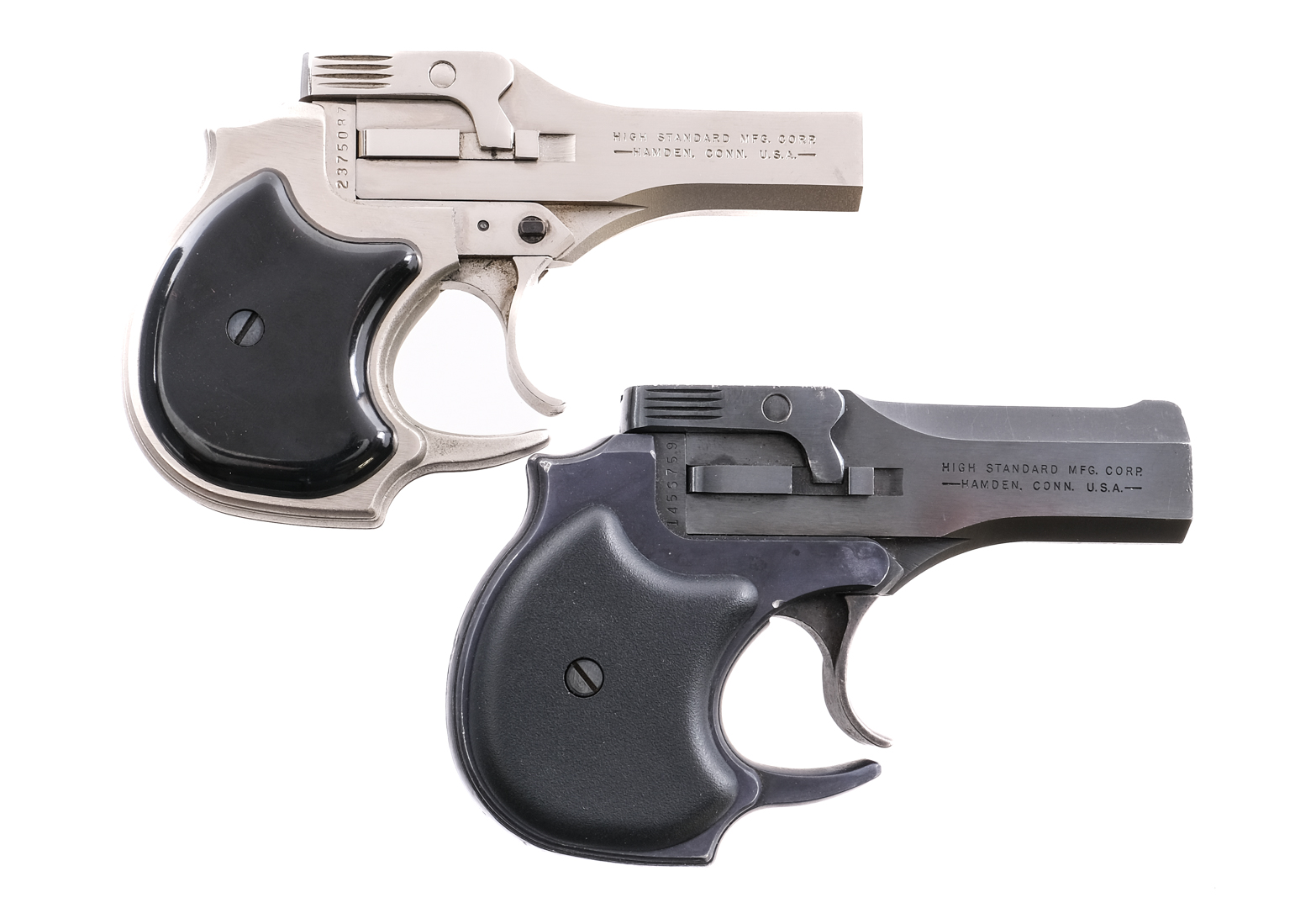 High Standard Derringer Lot 2 Pcs Pistols - CT Firearms Auction