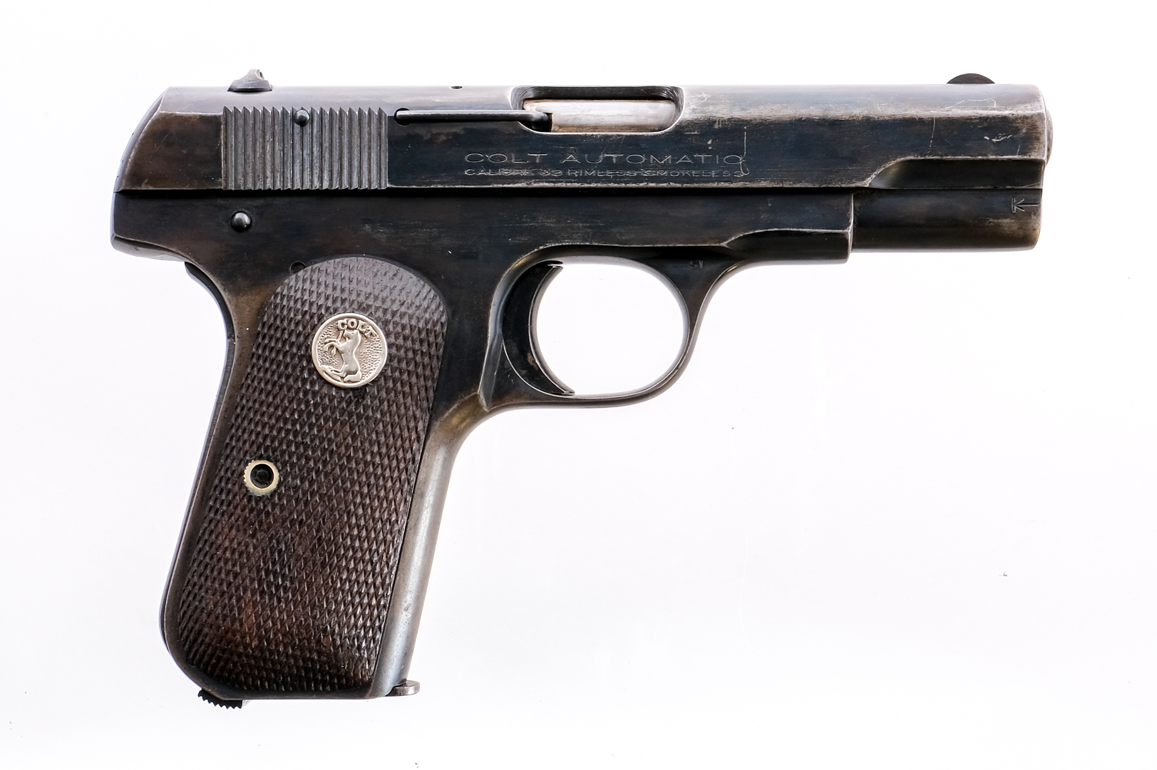 Colt 1903 Pocket Hammerless .32 Semi Auto Pistol - CT Firearms Auction