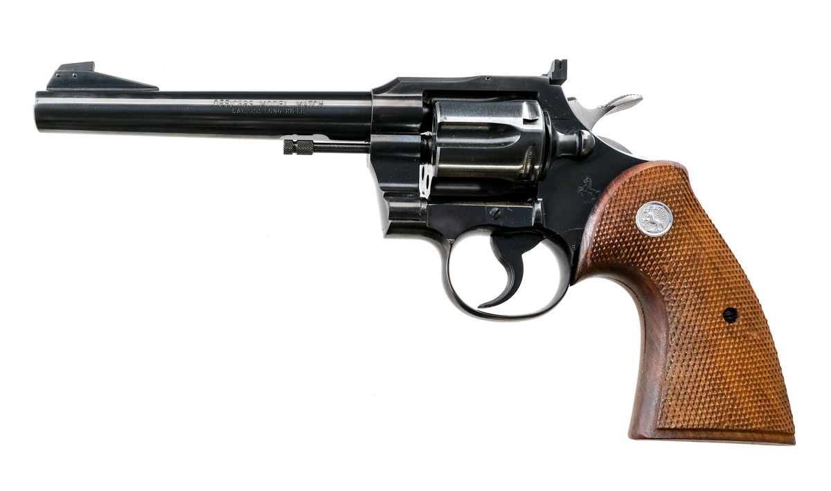 Colt Officers Model Match .22 LR Revolver - CT Firearms Auction