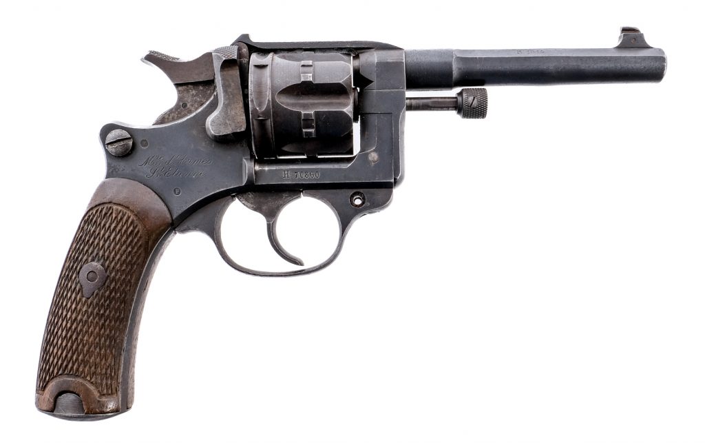 French Model 1892 8mm DA Revolver - CT Firearms Auction