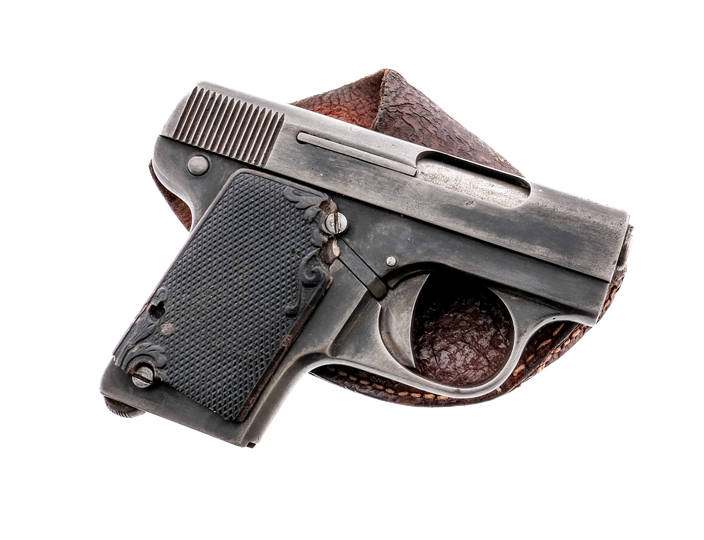 French Pocket Pistol .25 Semi Auto Pistol - CT Firearms Auction