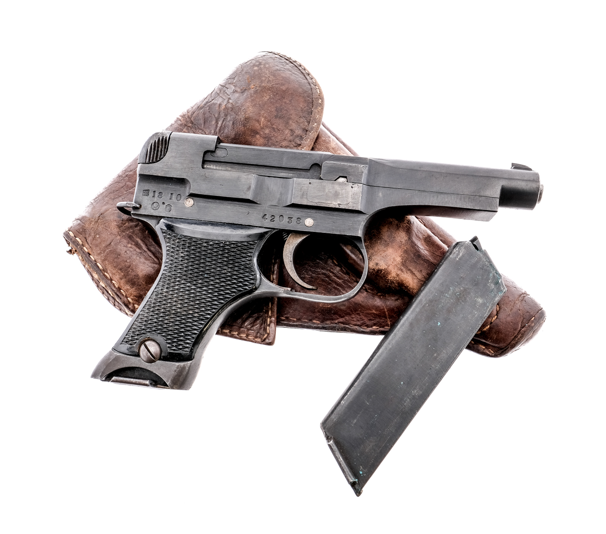 Japanese Nambu Type 94 8x22mm Semi Pistol - CT Firearms Auction