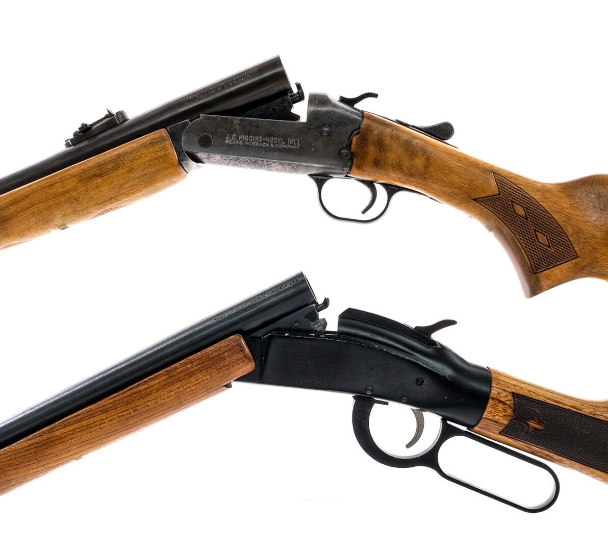 J.C.Higgins / Ithaca 2 Pcs Lot Single Shotgun - CT Firearms Auction