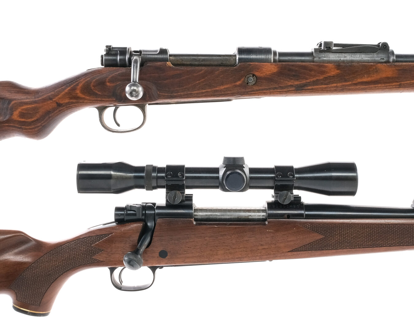 Winchester 70 / Steyr K98 2 Pcs Bolt-Action Lot - CT Firearms Auction