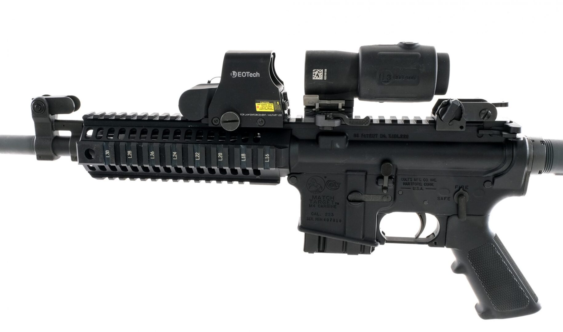 Colt Match Target M4 Carbine 5.56 Semi-Auto Rifle - CT Firearms Auction