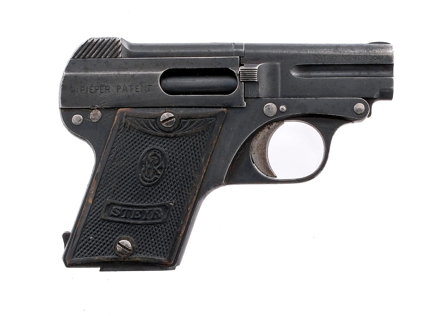 Steyr 1908 .25 Semi-Auto Pistol - CT Firearms Auction