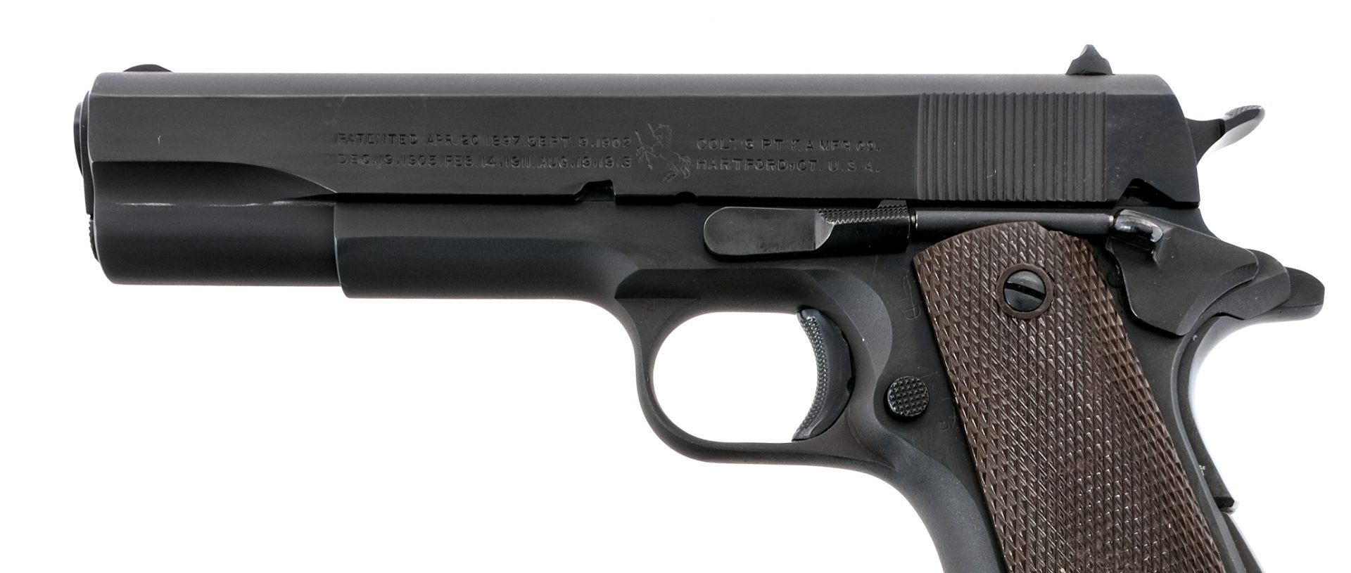 U.S. Property Colt 1911A1 .45 ACP Semi Auto Pistol - CT Firearms Auction