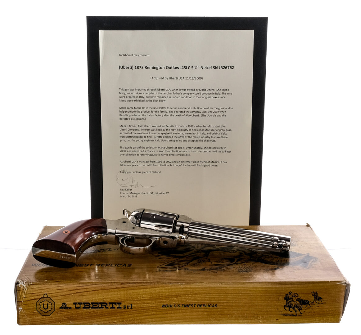 Uberti 1875 Army Outlaw .45 LC SA Revolver - CT Firearms Auction