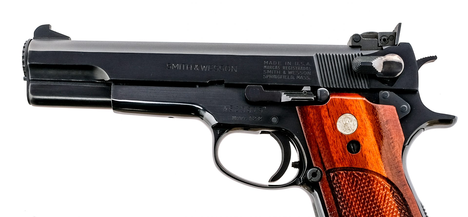 Smith & Wesson 52-2 .38 Spl Semi Auto Pistol - CT Firearms Auction