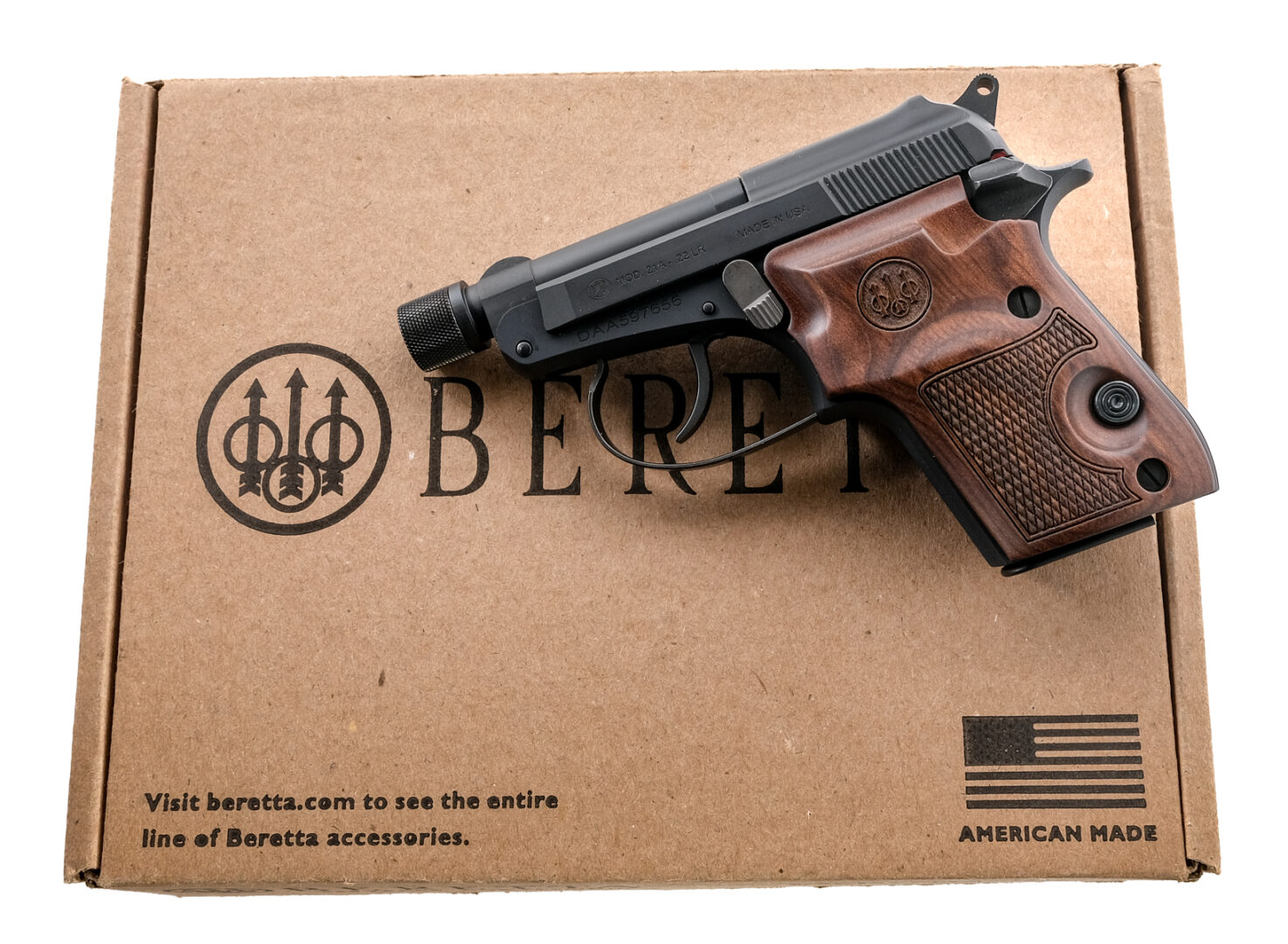 Beretta 21A Bobcat Covert .22 LR Semi Auto Pistol - CT Firearms Auction