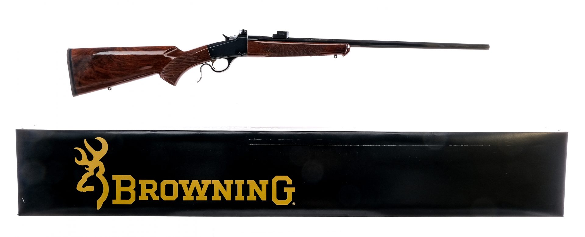 Browning 1885 Low Wall .22 Hornet Lever Action - CT Firearms Auction
