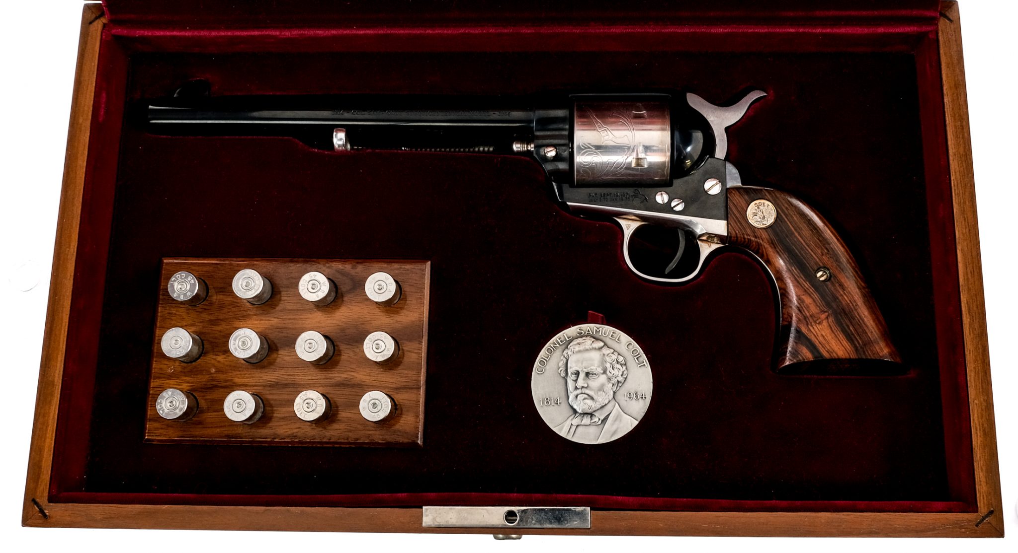 Colt SAA Sam Colt Sesquicentennial .45 LC Revolver - CT Firearms Auction