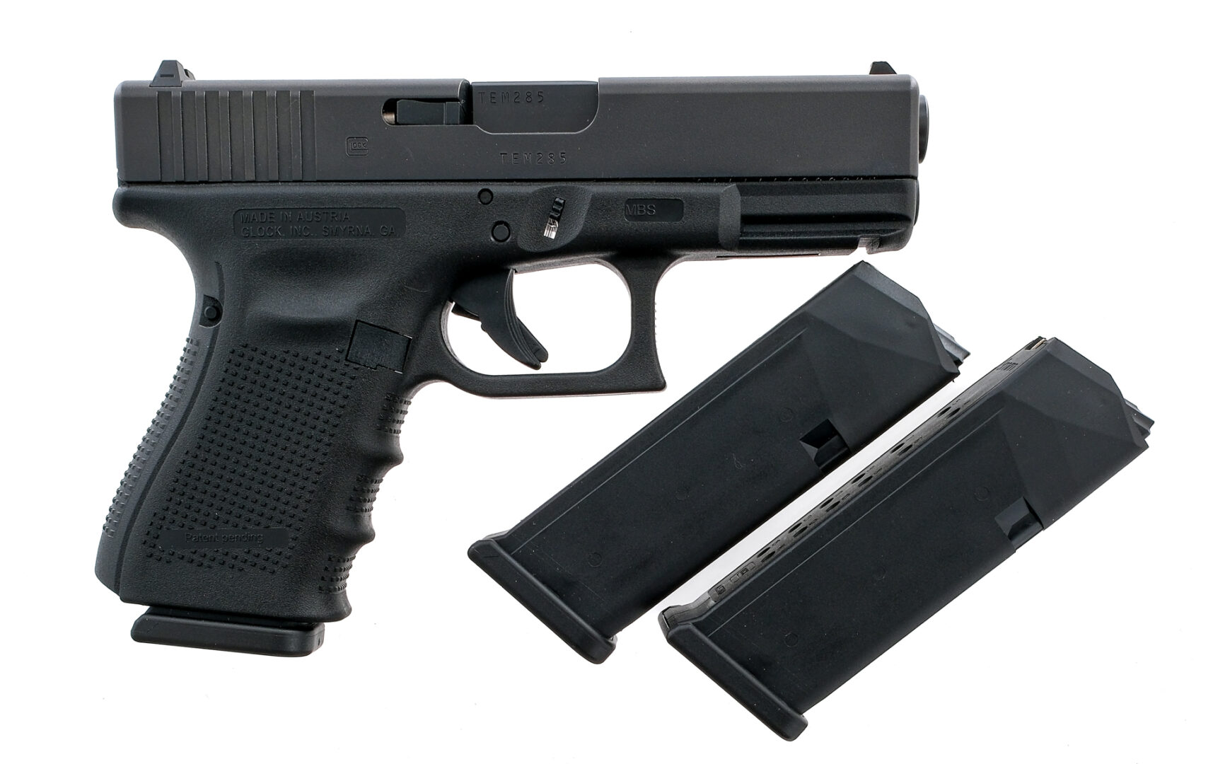 Glock 19 Gen 4 9mm Semi-Auto Pistol - CT Firearms Auction