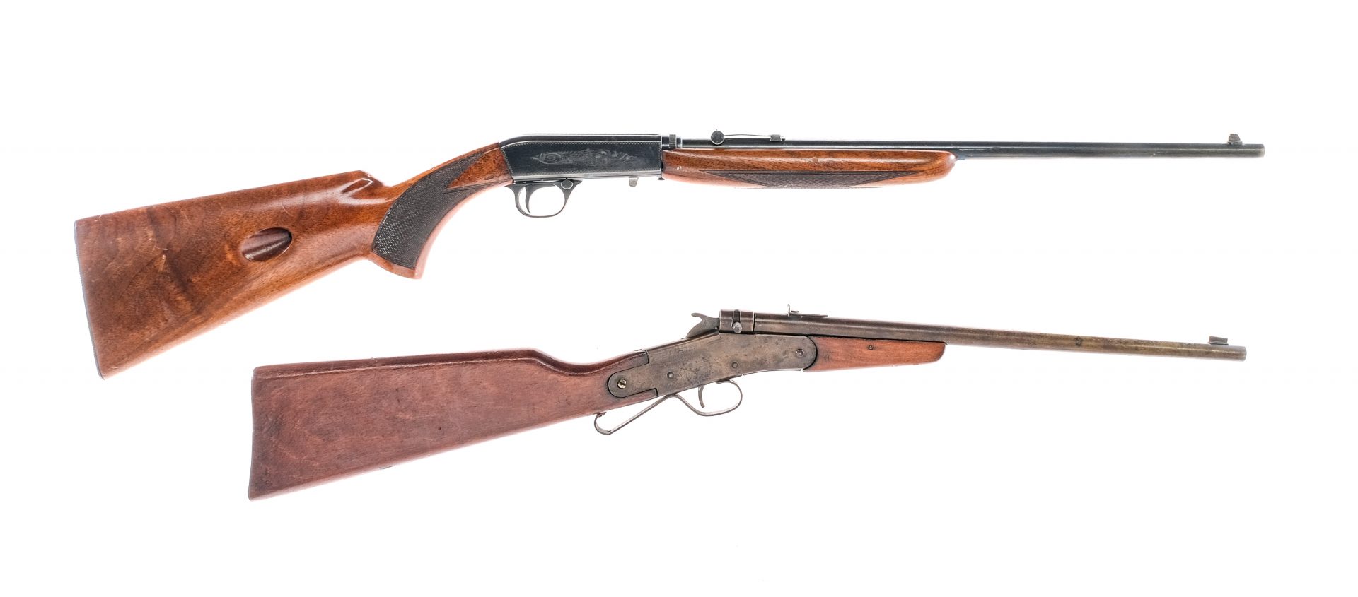 Hamilton No. 27 & Browning SA22 .22 C&R Rifle Lot - CT Firearms Auction