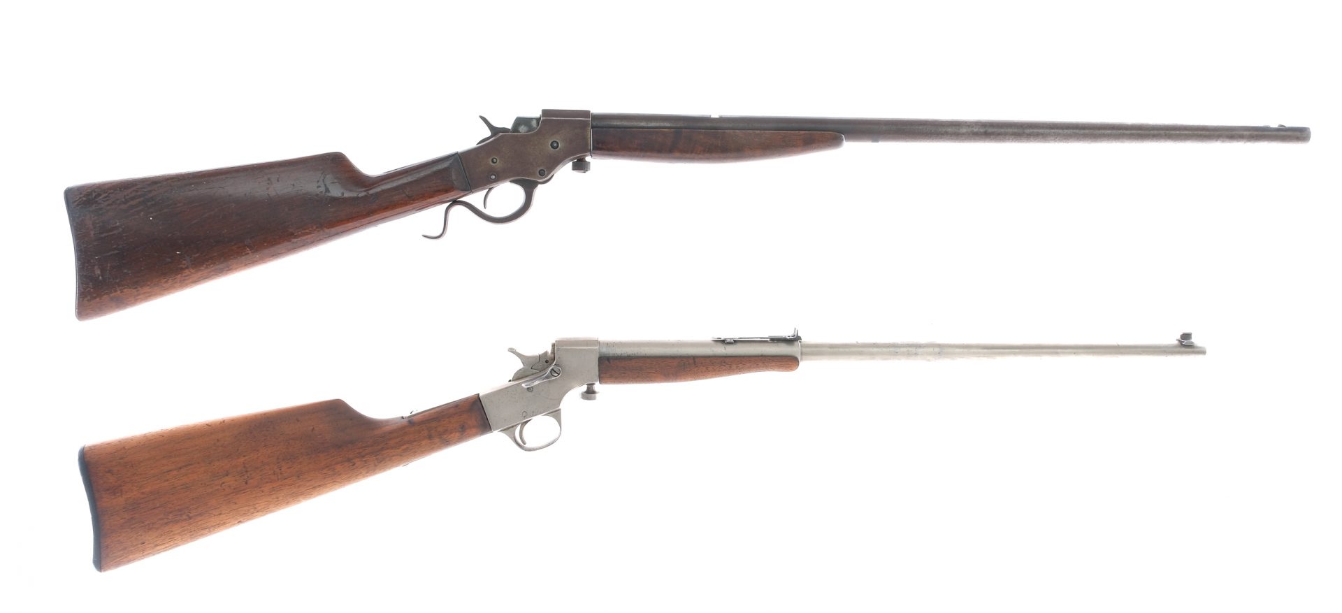 J. Stevens lot 2 Pcs Single Shot Rifles - CT Firearms Auction