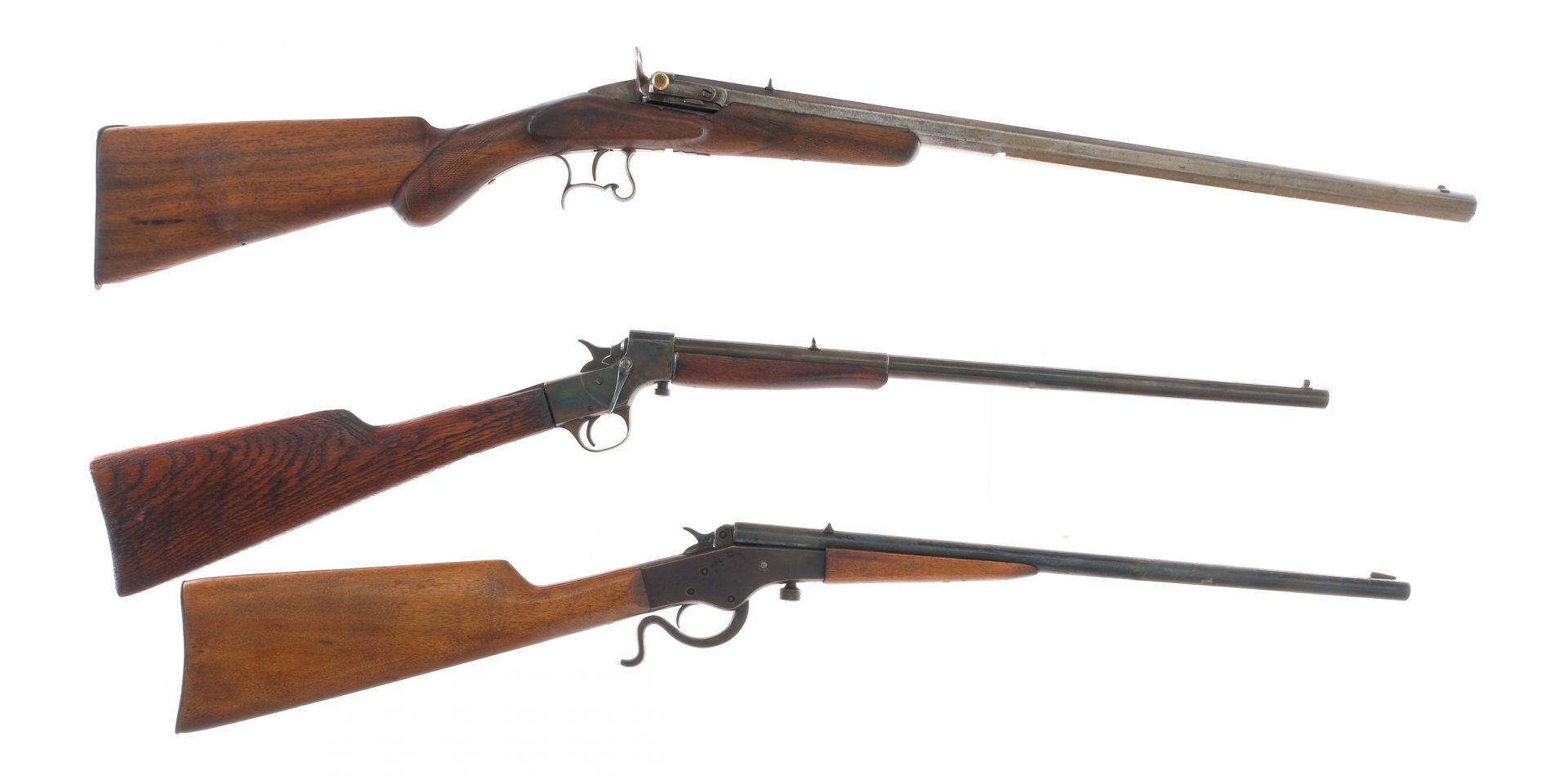 Stevens Estate Rifles 3 Pcs Lot Rifles - CT Firearms Auction