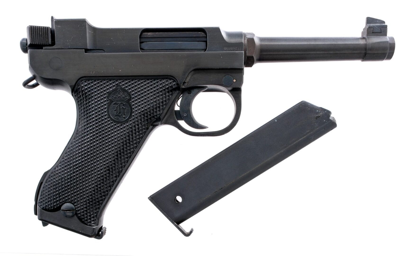 Swedish Husqvarna M40 9mm Semi-Auto Pistol - CT Firearms Auction
