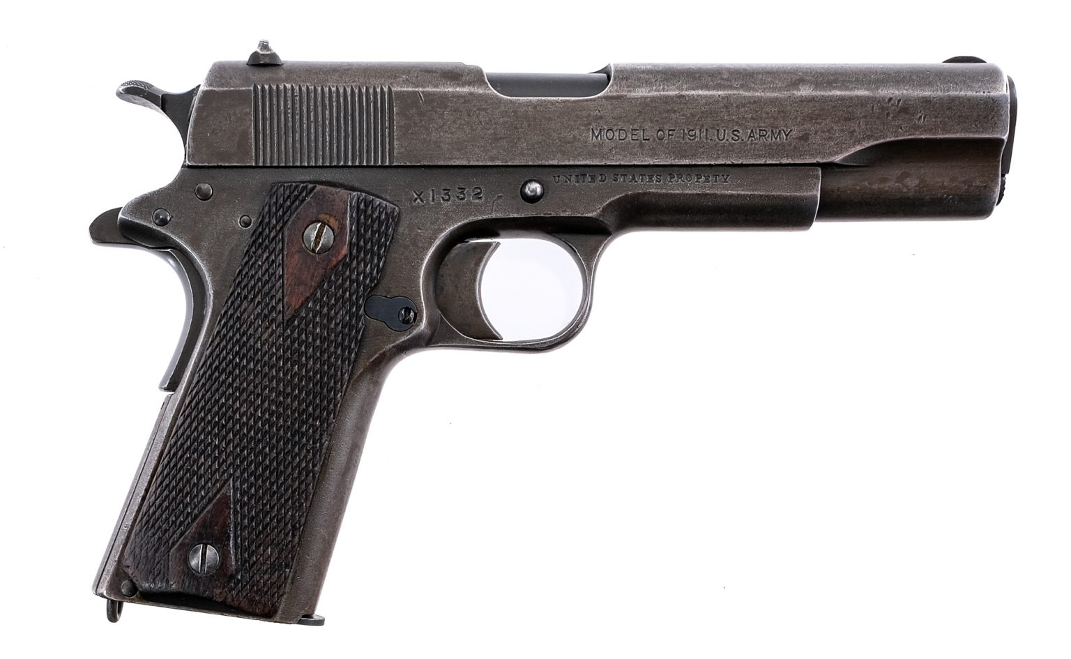 U.S. Colt 1911 .45 US Army X Prefix Pistol - CT Firearms Auction