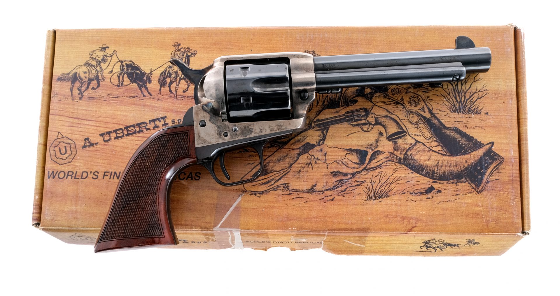 Uberti 1873 Smoke Wagon .45 Colt SA Revolver - CT Firearms Auction