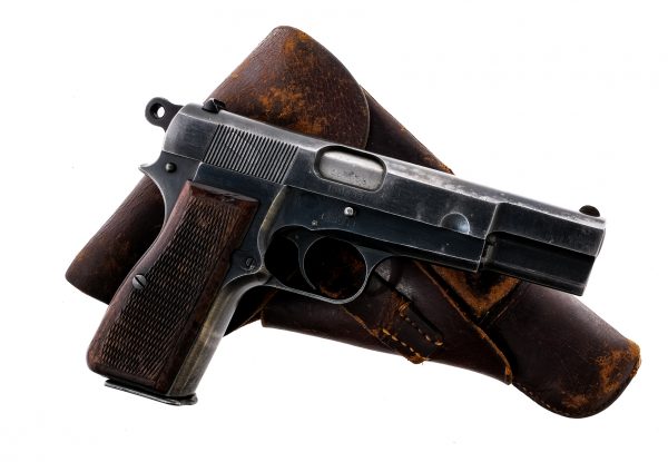 WWII German FN Hi-Power 9mm Semi Auto Pistol - CT Firearms Auction