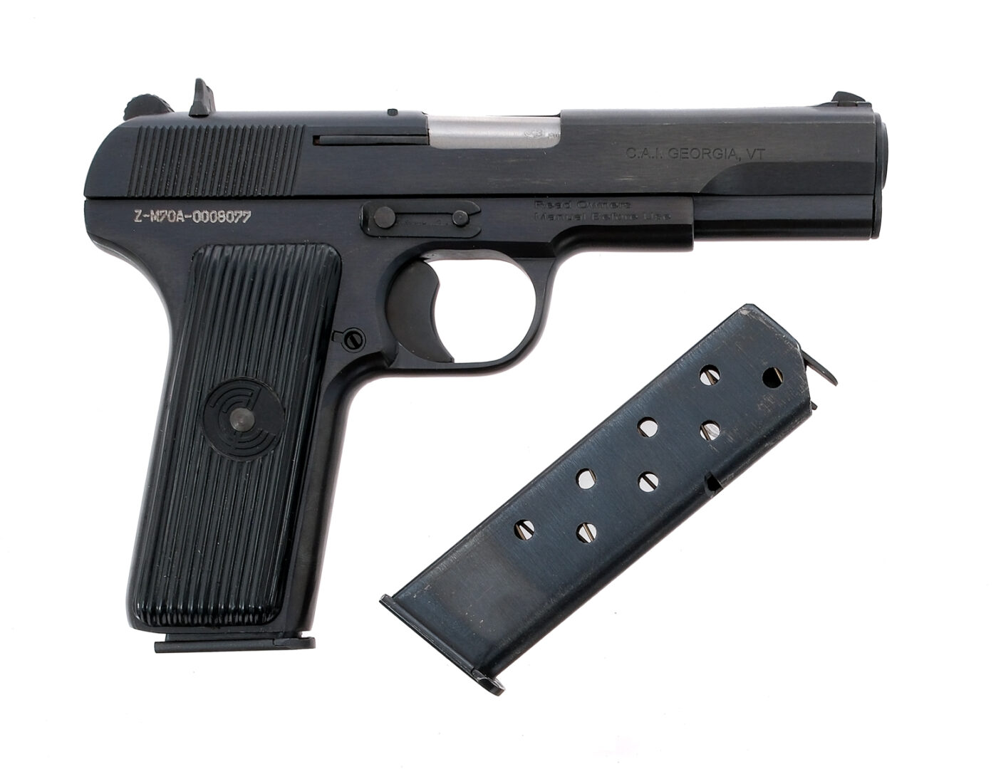 Zastava M70 A 9mm Semi Auto Pistol - CT Firearms Auction