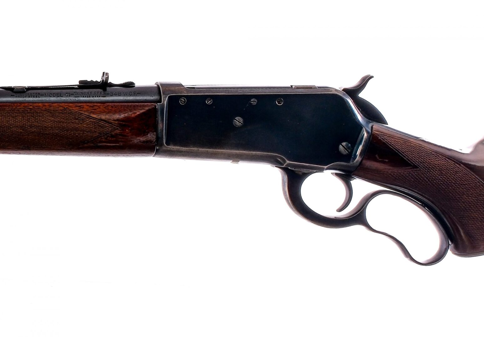 Winchester 71 .348 WCF Lever Action Rifle - CT Firearms Auction