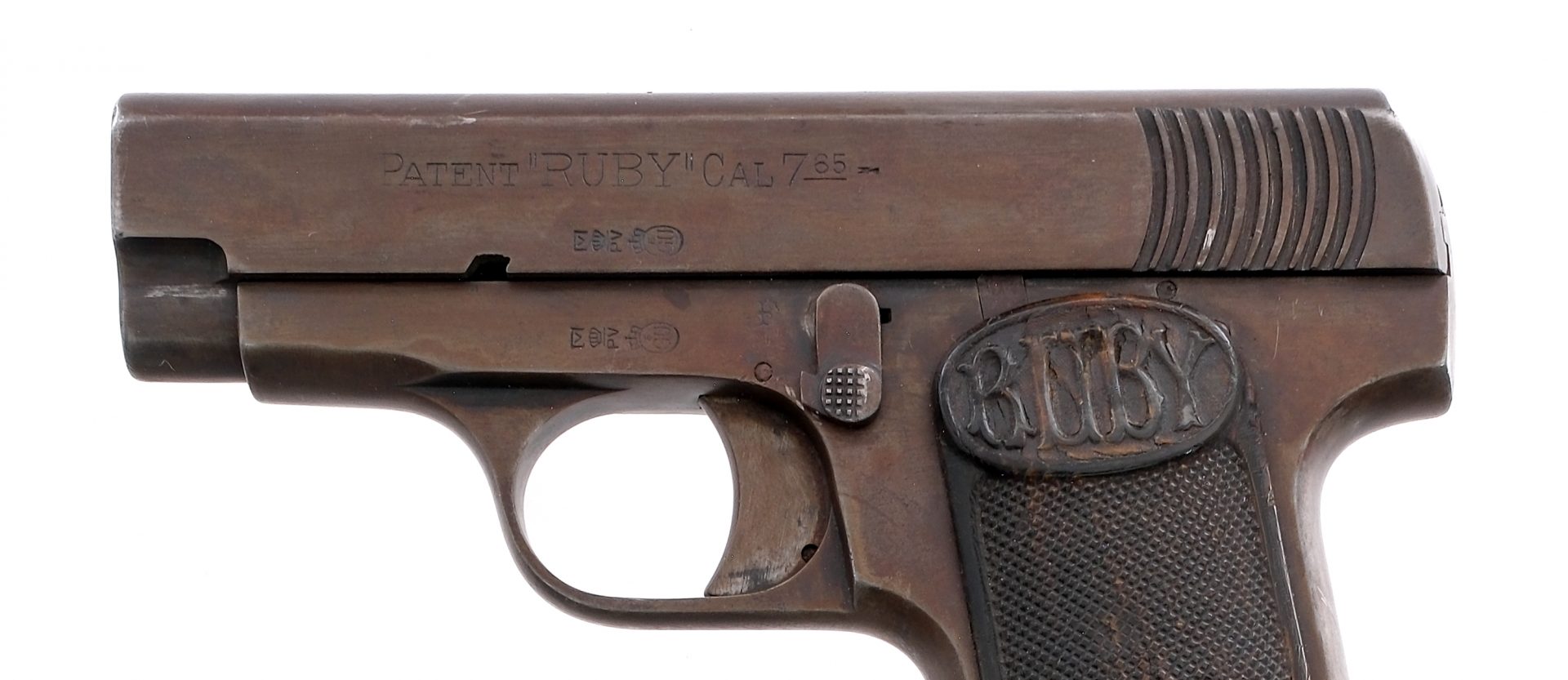 Belgian "Ruby" .32 ACP Semi-Automatic Pistol - CT Firearms Auction