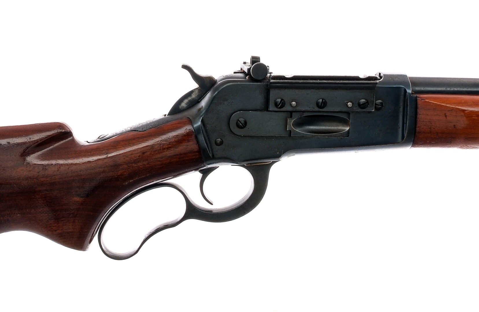 Pre 64 Winchester 71 .348 Win Lever Action Rifle - CT Firearms Auction