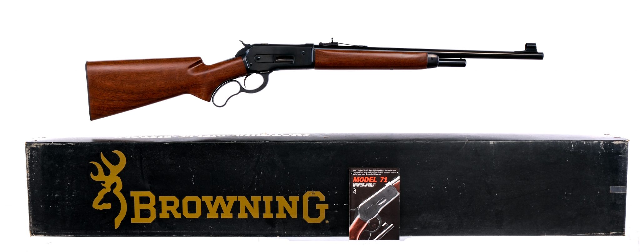 Browning 71 Carbine .348 Win Lever Action Rifle - CT Firearms Auction